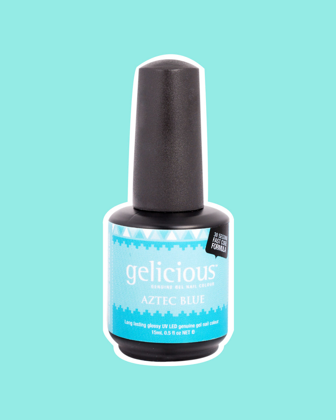 gelicious GENUINE GEL NAIL COLOUR "AZTEC BLUE" – Gelicious Nail Co